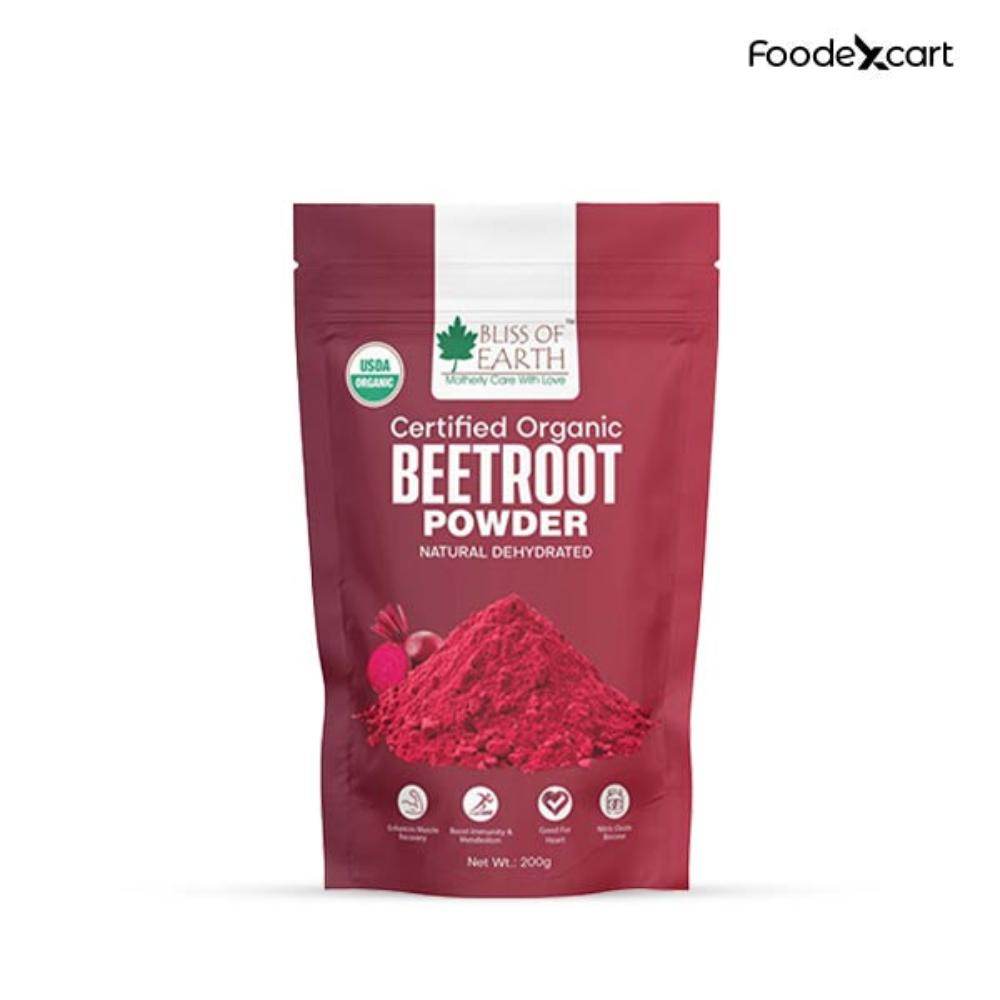 Bliss of Earth Organic Beetroot Powder - Pure Nutrient Boost – Foodexcart